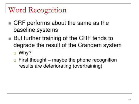 Ppt Word Recognition With Conditional Random Fields Powerpoint
