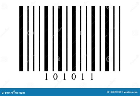 Barcodebarcode Vectora Simple Black Barcode Like It Is Used On Nearly