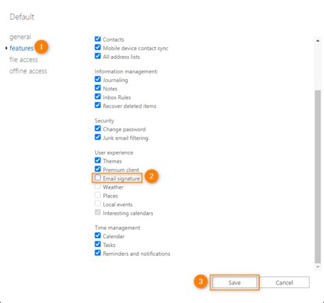 Disable Native Signatures In Outlook On The Web Owa And The New