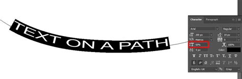 Text Stretch Font Verticallyhorizontally Whilst Conforming To Curve