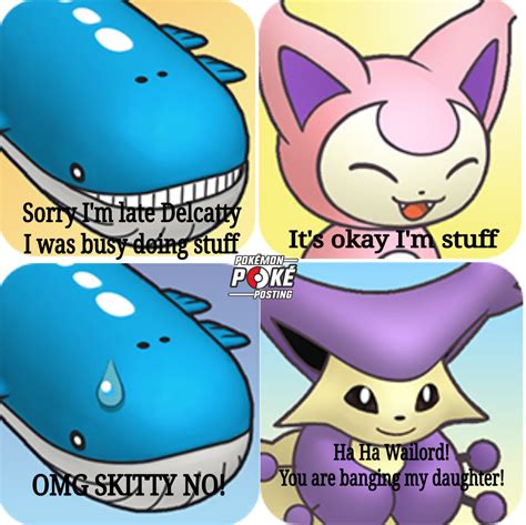 Wailord And Skitty 