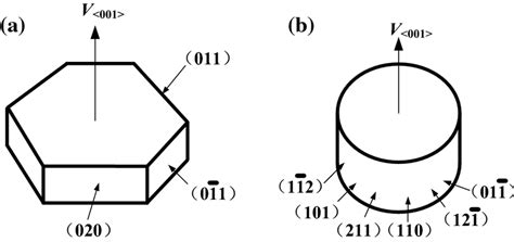 Schematic Of The Plane Indexing Of Hexagonal A And Elliptical B W Download Scientific