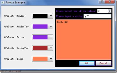 怎么给Qt的ui界面设置主题的颜色字体背景颜色设置 程序员大本营