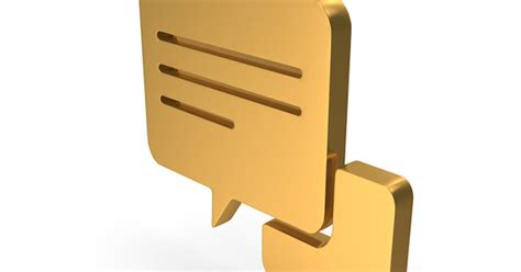 Dual Chat Bubble Message Icon 3d Envato Elements