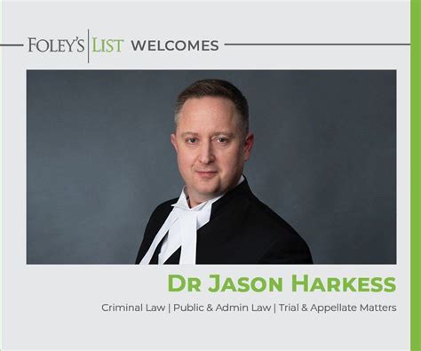 Andrew Turner Sa Linkedin Foleys List Is Delighted To Welcome Dr