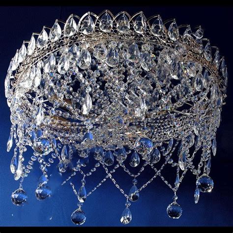 Хрустальная Люстра Паутинка 6 ламповая Шары Кристальная