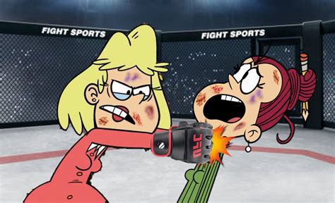 Loud House Cage Fights Rita Loud Vs Mrs Johnson By Cartoonfan2018 On