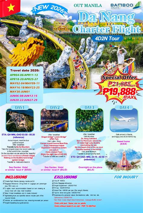 New 2026 Airline Danang Explorers Way Travel And Tours Facebook