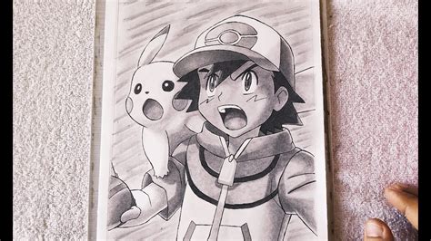 How To Draw Ash And Pikachu Step By Step Beginners OFF