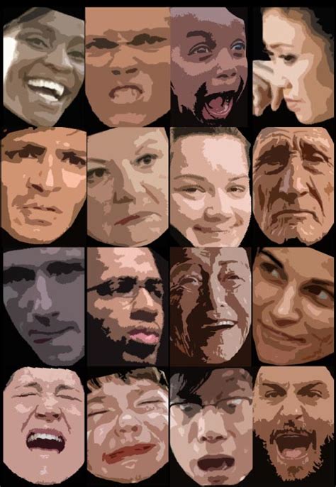 Universality Of Human Emotional Expression The 16 Facial Expressions Most Common Worldwide