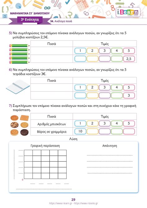 Μαθηματικά Στ Δημοτικού τεύχος Γ Ebook I Books