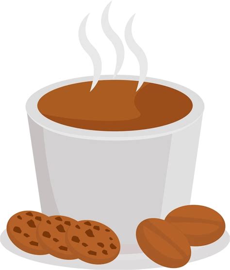 커피의 일러스트 프리미엄 벡터