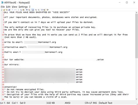 Vice Society Ransomware Gang Switches To New Custom Encryptor