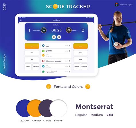 Score Tracker Application On Behance