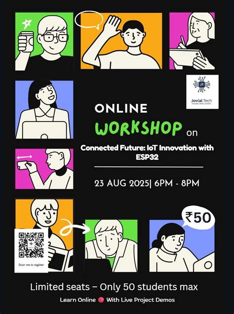 Iot Esp32 Embeddedsystems Onlineworkshop Iotprojects Learning