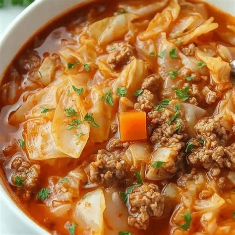 Cabbage Roll Soup Easy Delicious Comfort Food Recipe Recipe Maestro