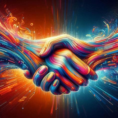 Unity And Collaboration Premium AI Generated Image