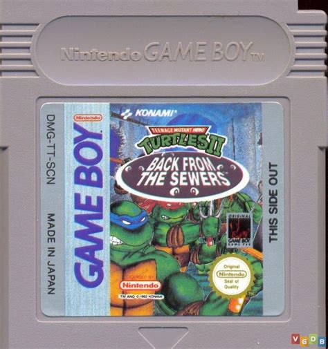 Teenage Mutant Ninja Turtles Ii Back From The Sewers Vgdb Vídeo Game Data Base