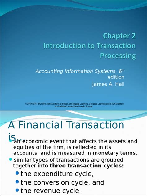 Ais Introduction To Transaction Processing System Pdf Backup