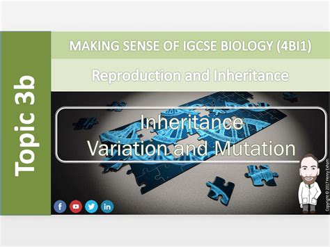 Igcse Biology 9 1 3b Inheritance Variation And Mutation Teaching