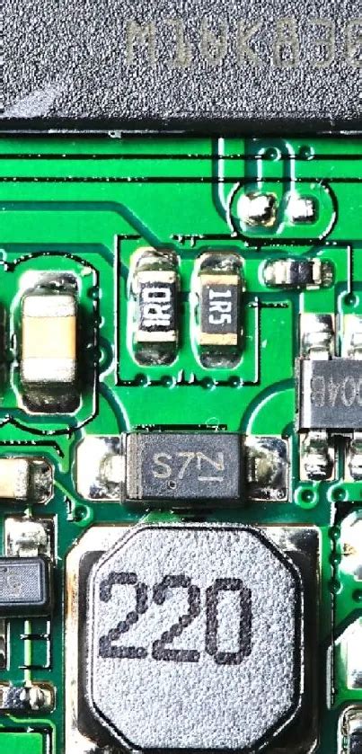 Green Circuit Board Wallpaper Free Download
