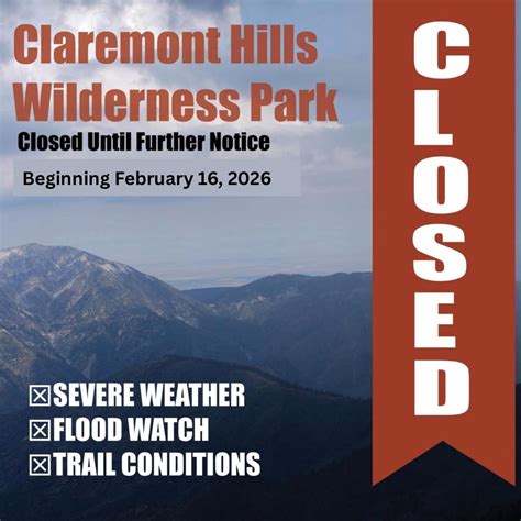 The Claremont Hills Wilderness Park Is City Of Claremont Facebook