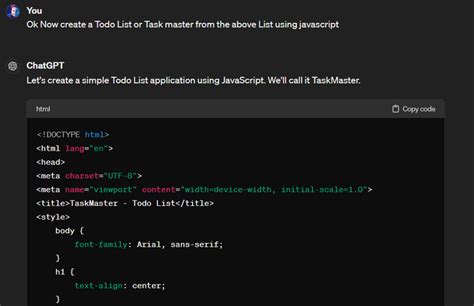How To Build A Javascript App With Chatgpt Geeksforgeeks