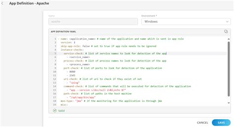 App Definitions Opsramp Documentation