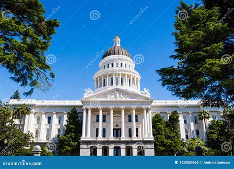 California State Capitol Building Sacramento Stock Image Image Of
