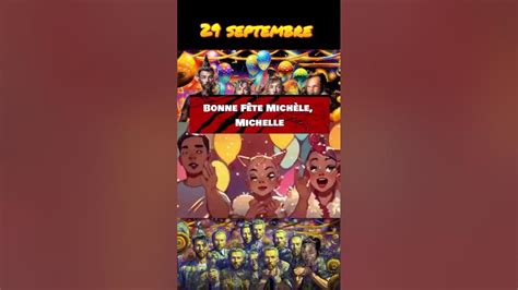 Bonne Fête 29 Septembre Michele Michelle Yvesscheer Youtube