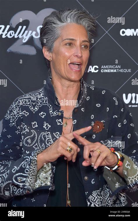 Alexandra Hedison Bei Der Eröffnung Vom 20 Hollyshorts Film Festival