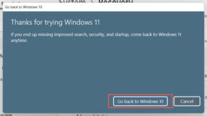 How To Uninstall Windows 11 And Roll Back To Windows 10