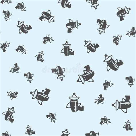 Laser Gun Solid Seamless Pattern Cosmos Theme Vector Graphics Stock Vector Illustration Of