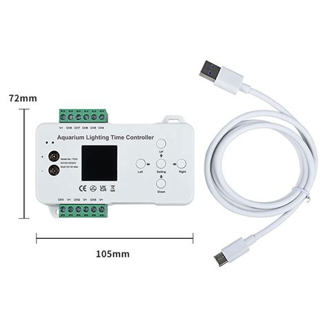 Computer Programmable 8ch Aquarium Light Timer Controller