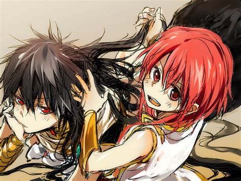 Judal And Kouha Anime Magi Magi Judal Manga Magi