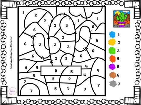 Ficha De Los Numeros Para Colorear Rincon Dibujos Kindergartenlos