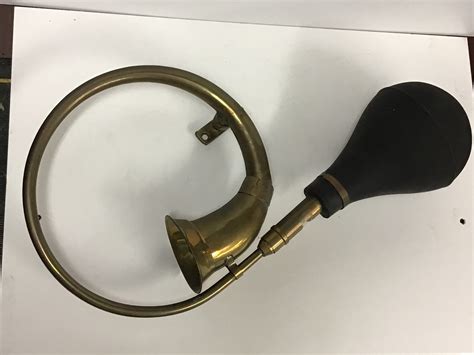 Vintage Brass Car Horn On The Square Emporium