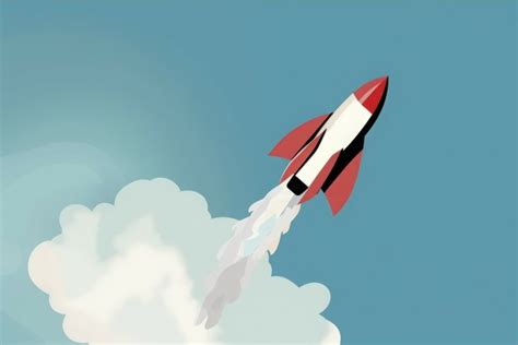 Rocket Launch Minimalistic Generate Ai 3643700