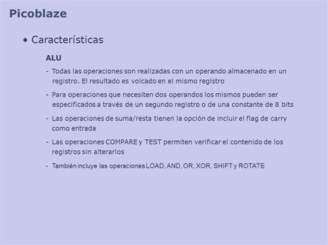 Picoblaze Microcontrolador Embebido De 8 Bits