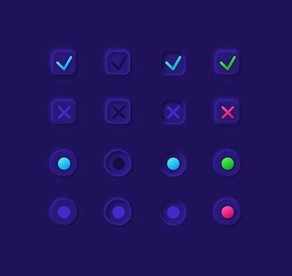 Option Switches UI Elements Kit 1938843 Vector Art At Vecteezy