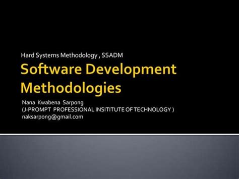 Structured Systems Analysis And Design Methodology Docx Computer Software And Applications
