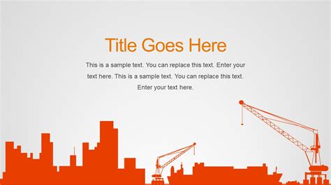 Construction Powerpoint Shapes Slidemodel