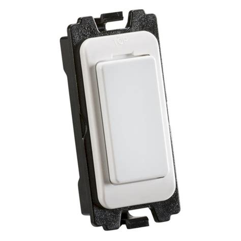 Knightsbridge Grid White Curved Edge Blank Module CUGM UKES