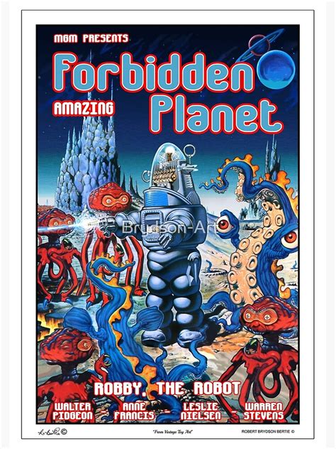 Forbidden Planet New Design Poster Art Print For Sale By Brydson Art