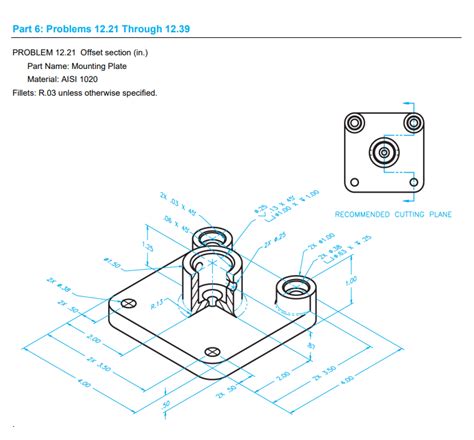 Solved Problem 12 21 Offset Section In Part Name