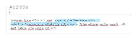 How To Underline Text In The Gutenberg Editor Themeskills
