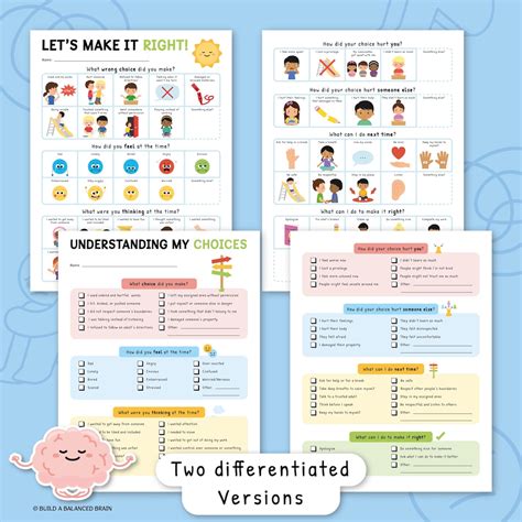 Restorative Practices Think Sheets Behavior Reflection Making Good