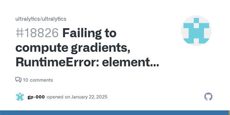 Failing To Compute Gradients Runtimeerror Element 0 Of Tensors Does Not Require Grad And Does