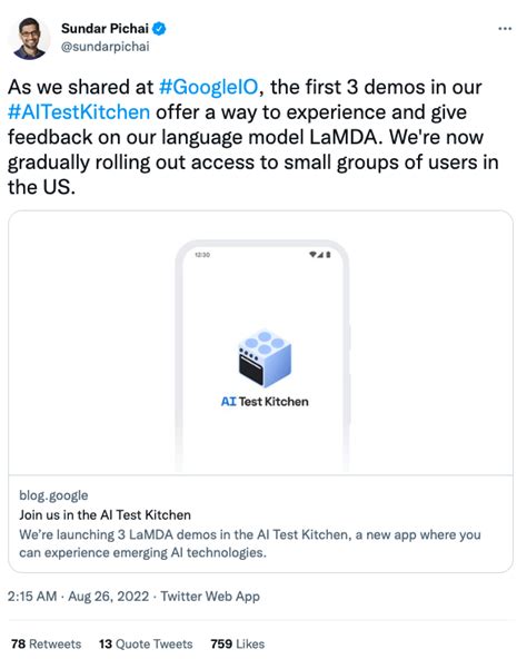 Google AI Chatbot Is Now Available For Public Testing