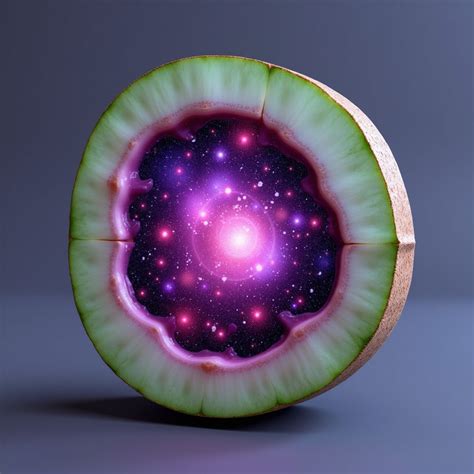 Free Galaxy Melon Slice Photo Cosmic Melon Galaxy Download At